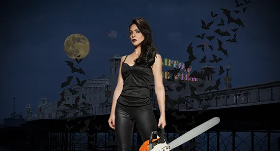 Emily Booth Brings Big Scares to Horror on the Pier in Brighton | Love ...