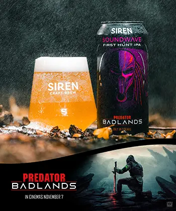 Siren Craft Brew Unveils Predator-Inspired Beer, Soundwave: First Hunt ...